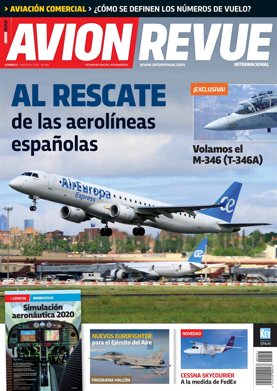 Avion Revue Internacional Magazine - Número 458 Back Issue