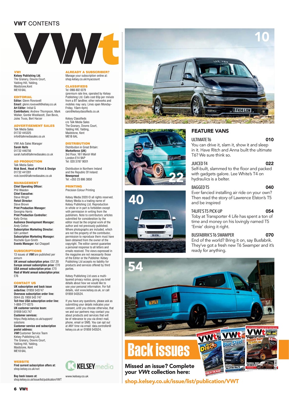 VWt Magazine - Issue 96 Back Issue