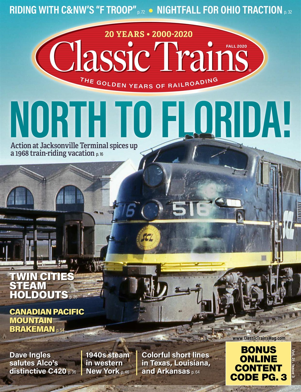 Classic Trains Magazine - September 2020 Subscriptions | Pocketmags