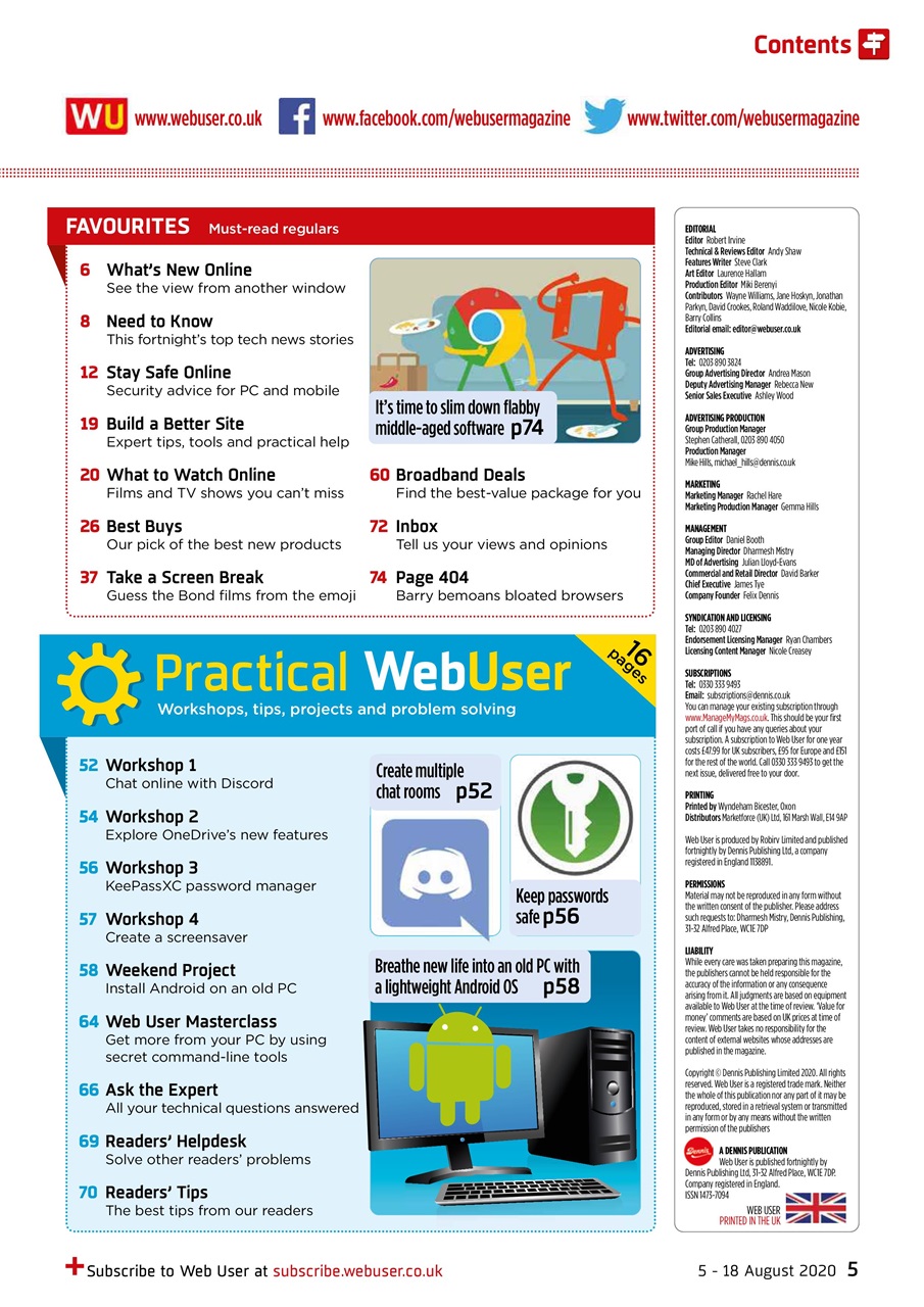 Webuser Magazine - 507 Back Issue