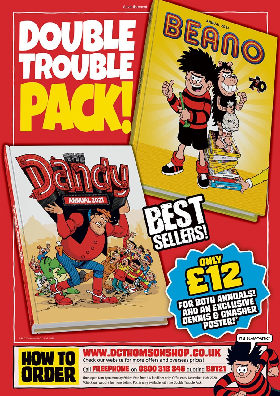 The Beano Magazine - 08/08/2020 Back Issue