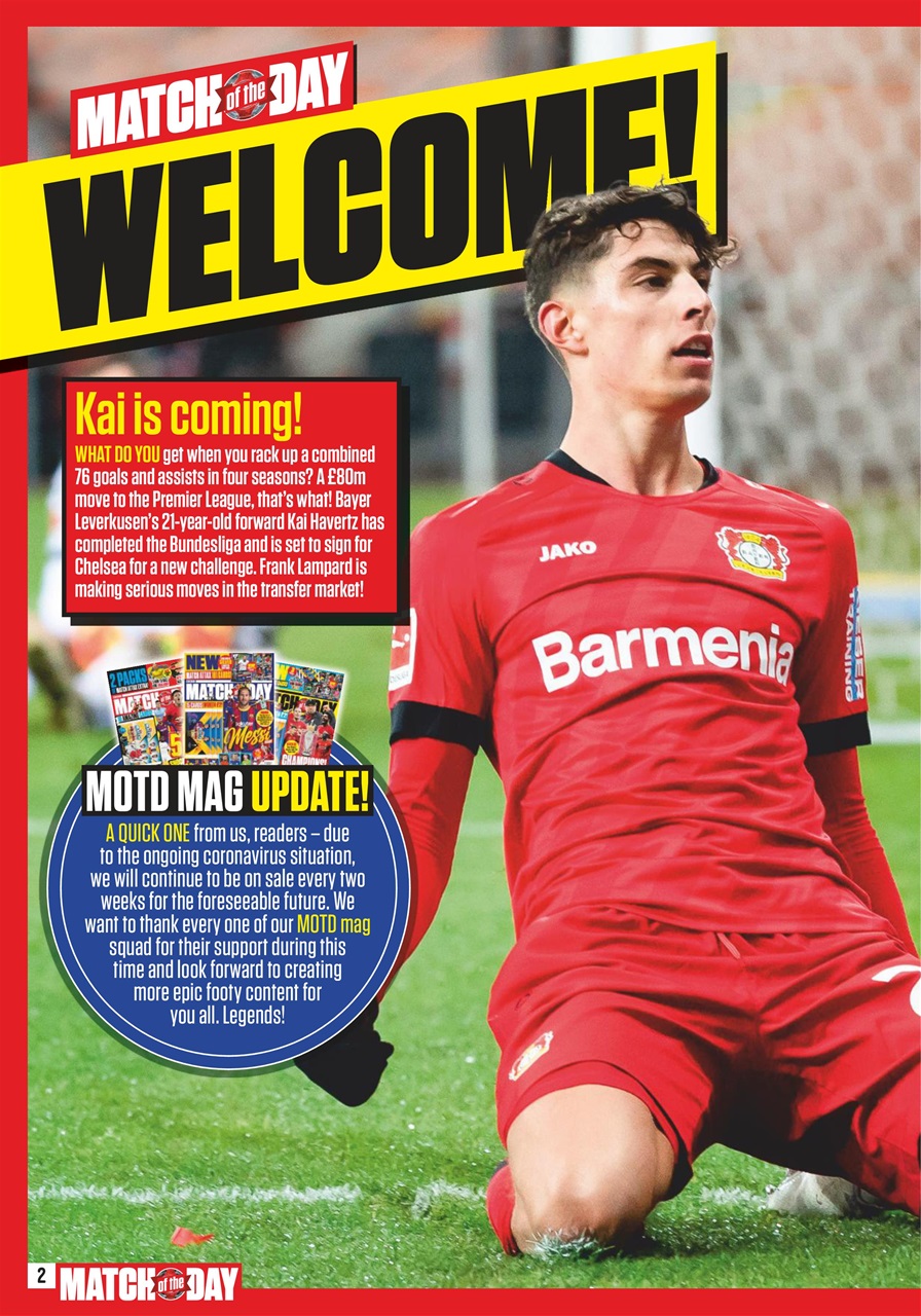 Match of the Day Magazine - Issue 608 Subscriptions | Pocketmags