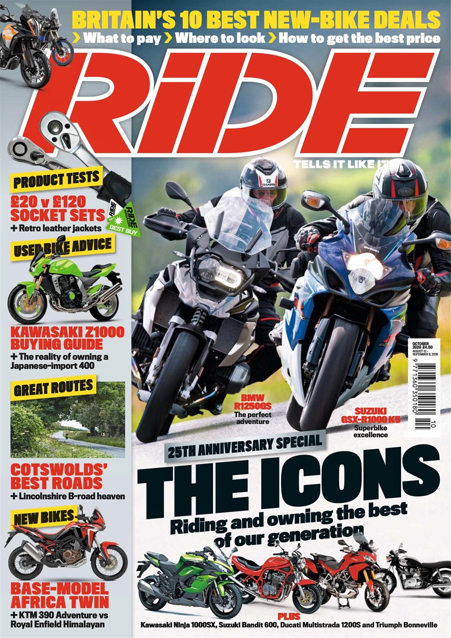 Ride Magazine - October 2020 Subscriptions | Pocketmags