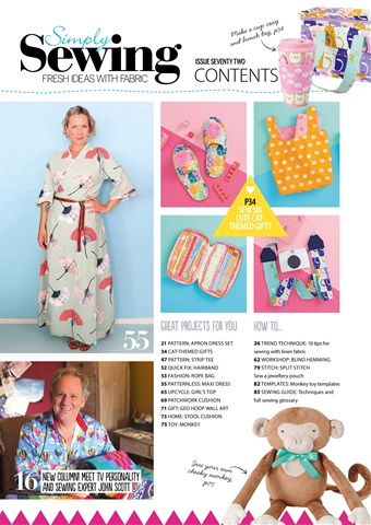 Simply Sewing Magazine - Issue 72 Back Issue