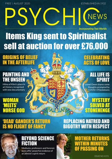 Psychic News Magazine - August 2020 Back Issue