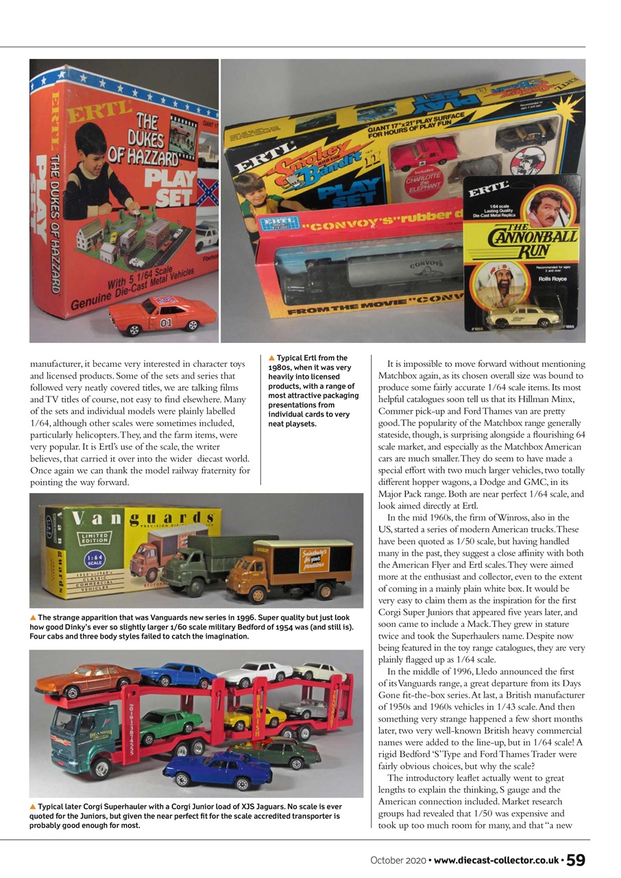 Diecast Collector Magazine - October 2020 Back Issue