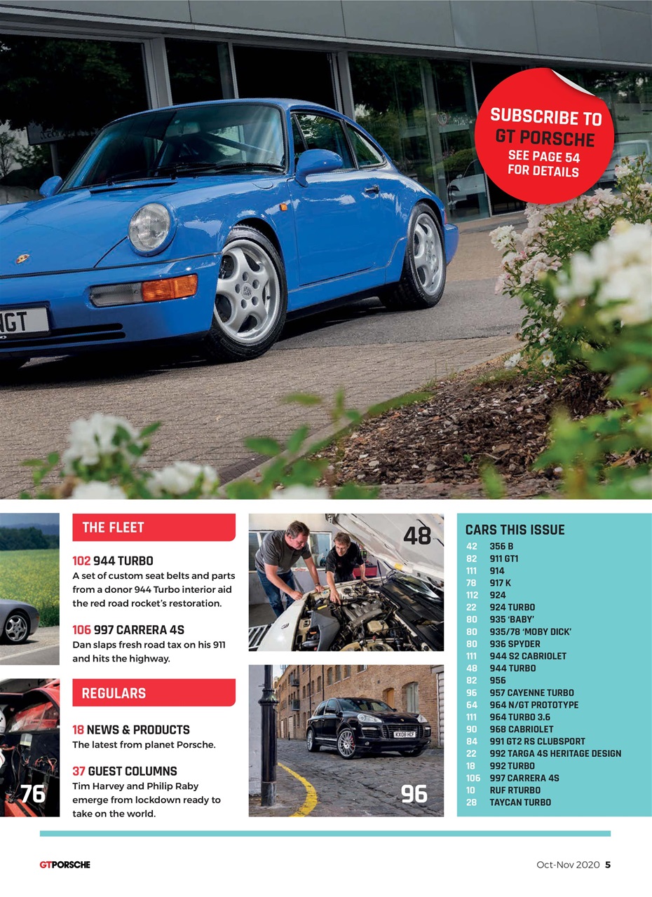 GT Porsche Magazine - Oct/Nov 2020 Subscriptions | Pocketmags
