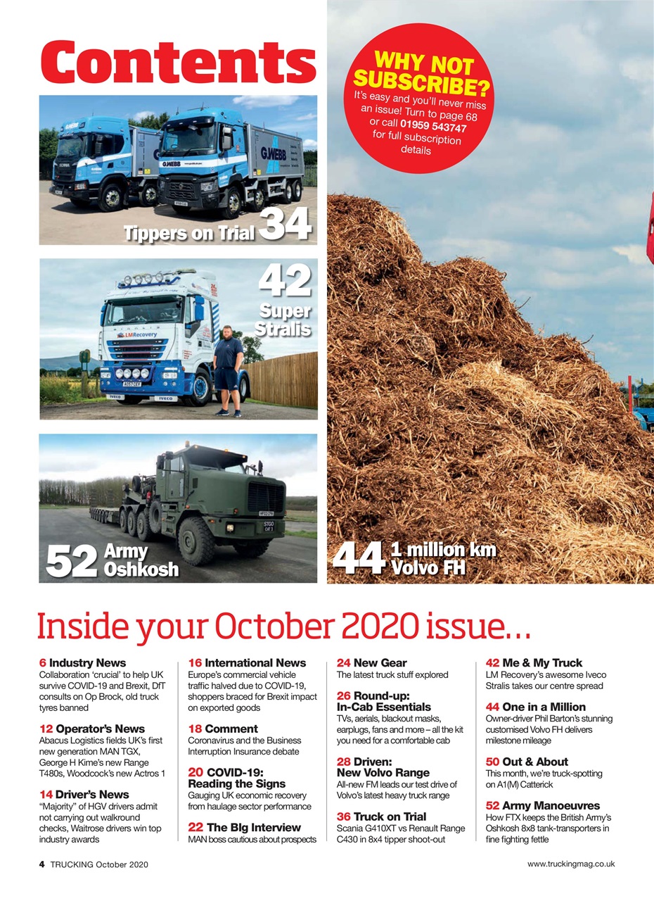 Trucking Magazine - October 2020 Back Issue