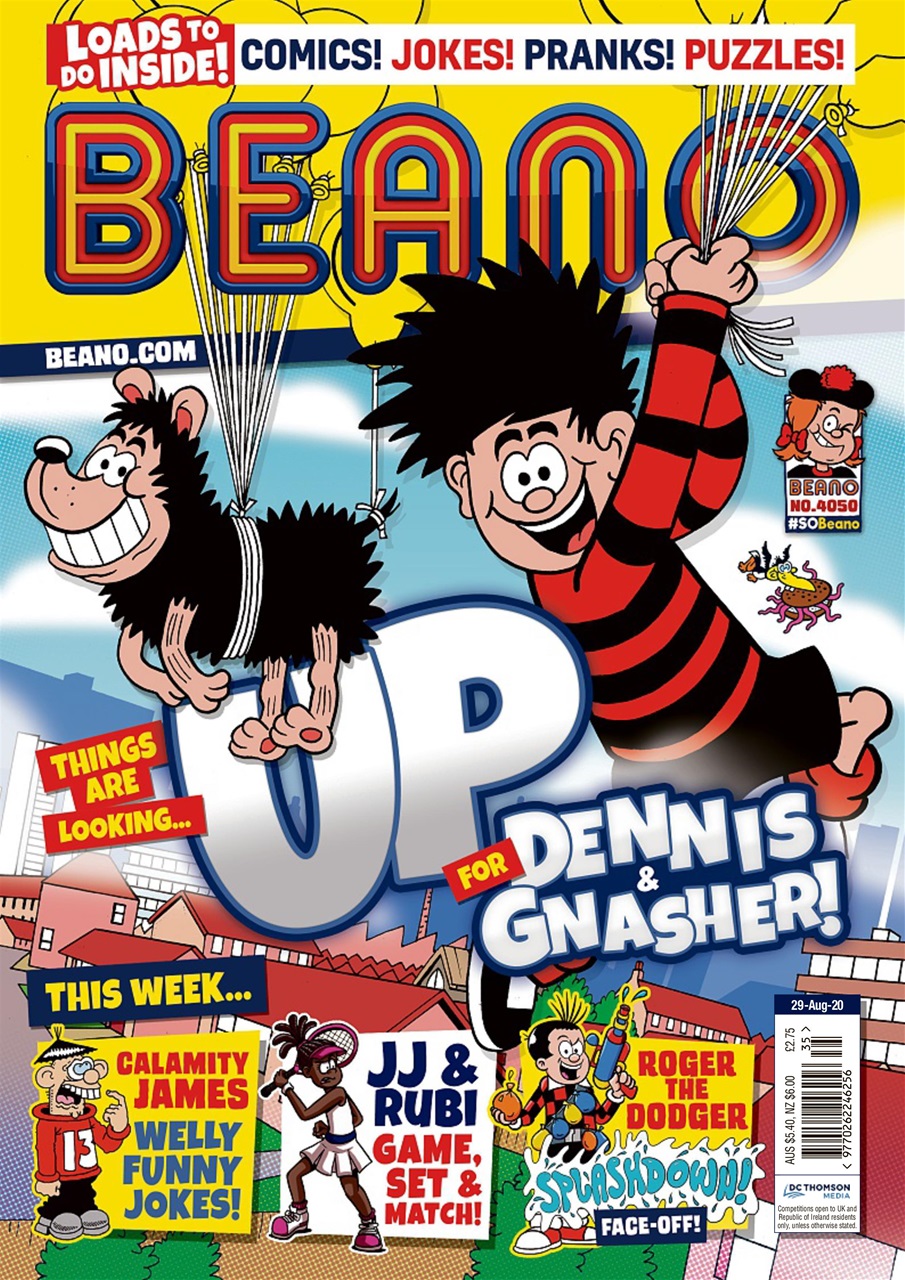 Beano Magazine - 29/08/2020 Back Issue
