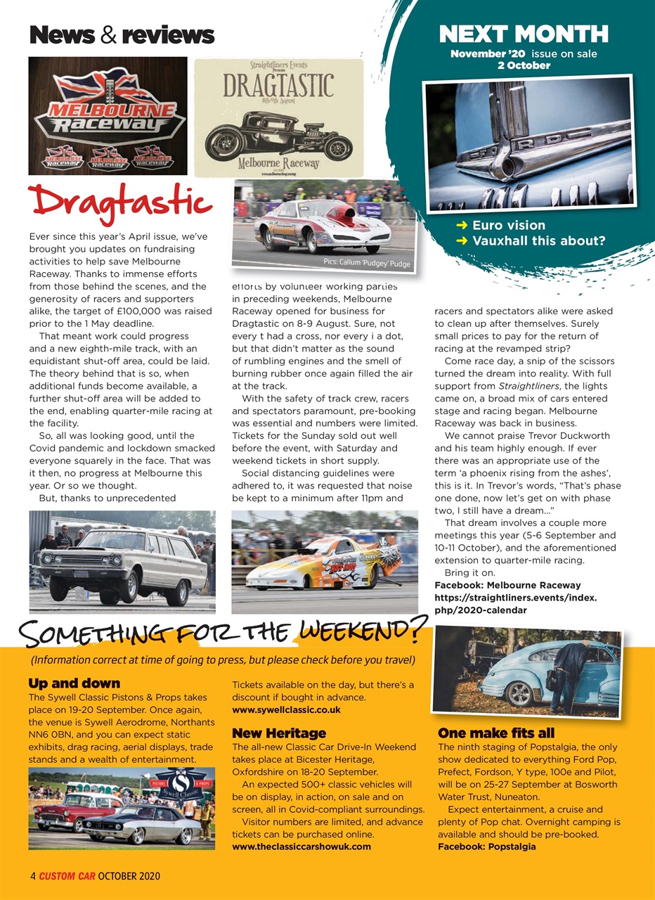 Custom Car Magazine - October 2020 Subscriptions | Pocketmags