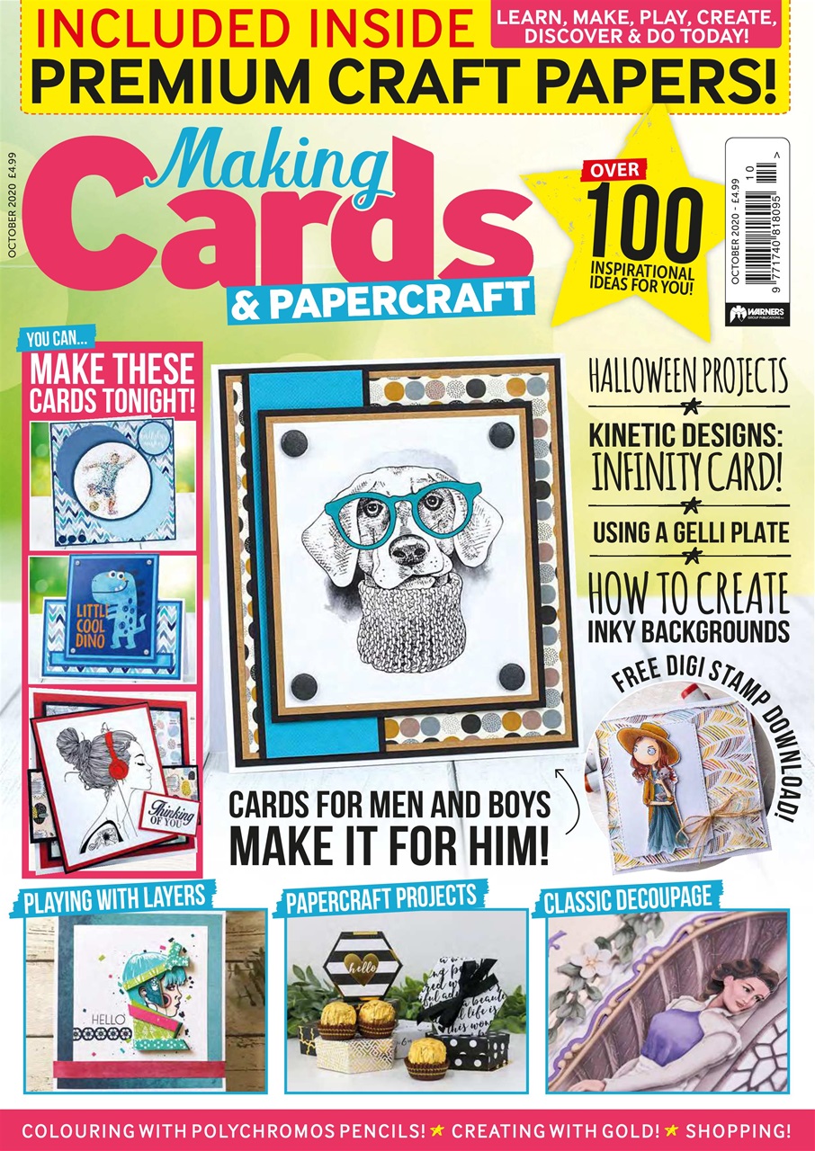 Making Cards & Papercraft Magazine - October 2020 Back Issue