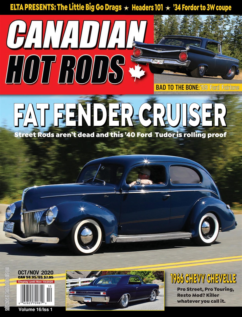 Canadian Hot Rods Magazine - Oct/Nov 2020 Subscriptions | Pocketmags