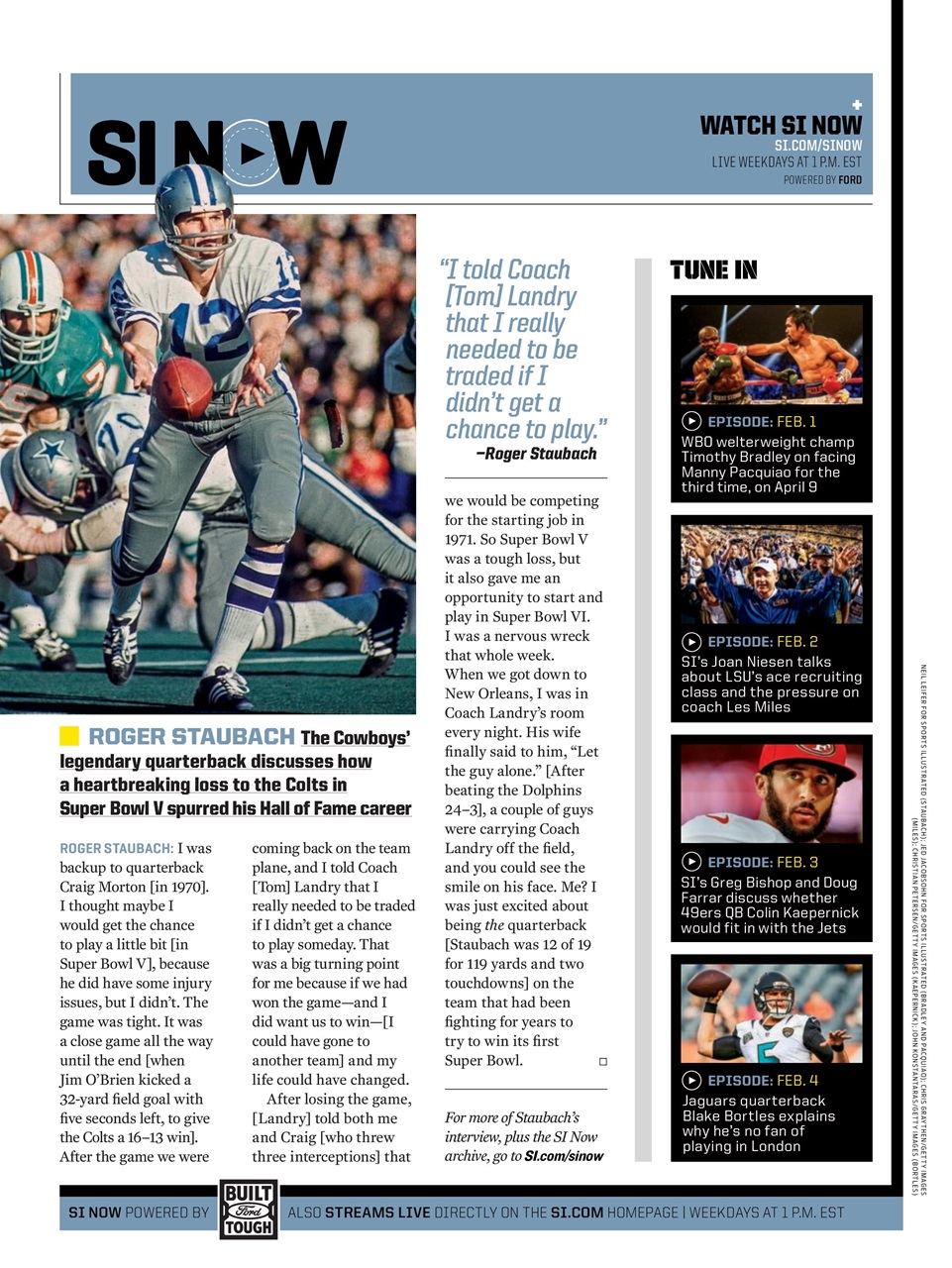 Sports Illustrated Magazine - 2.15.16 Back Issue