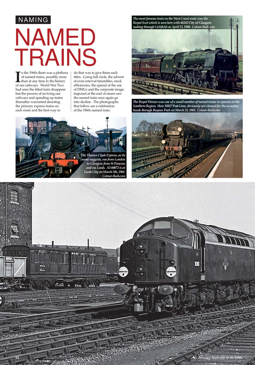 Modern Railways Magazine - Britain's Railways in the 1960s Special Issue