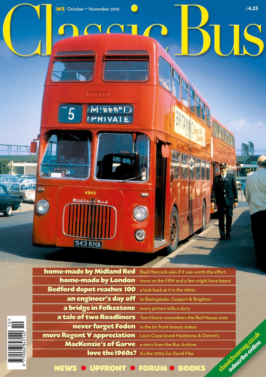 Classic Bus Magazine - Oct/Nov 2019 (163) Back Issue