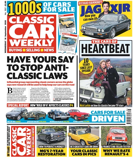 Classic Car Weekly Magazine - 16 September 2020 Back Issue