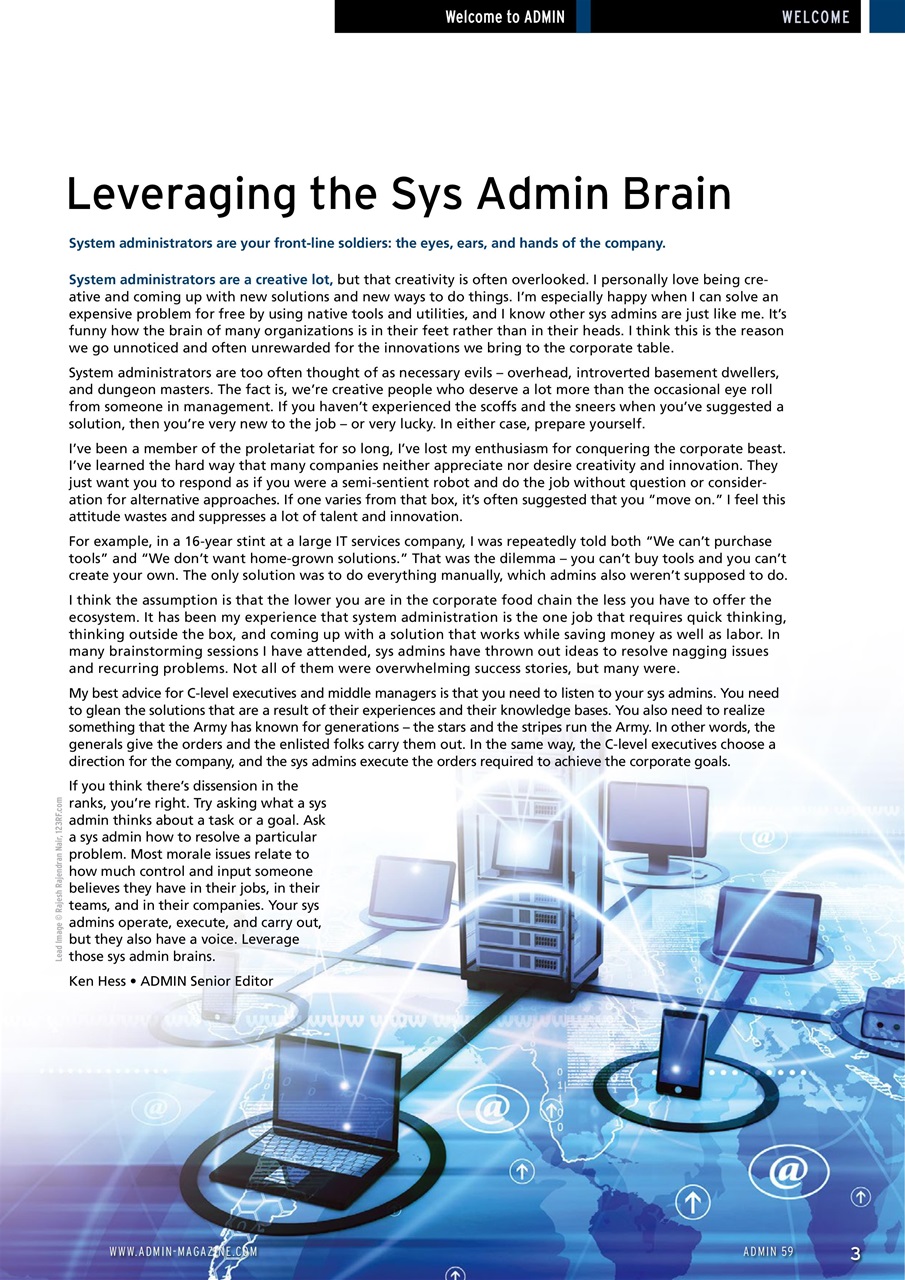 ADMIN Magazine - 59 Back Issue