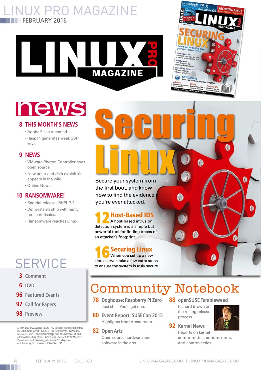 Linux Magazine - 183 Back Issue