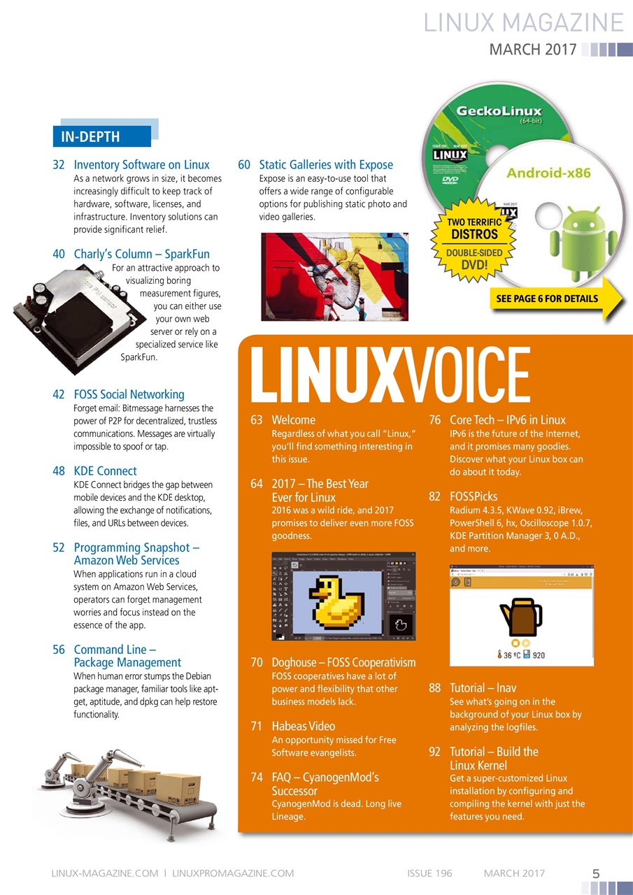Linux Magazine - 196 Back Issue