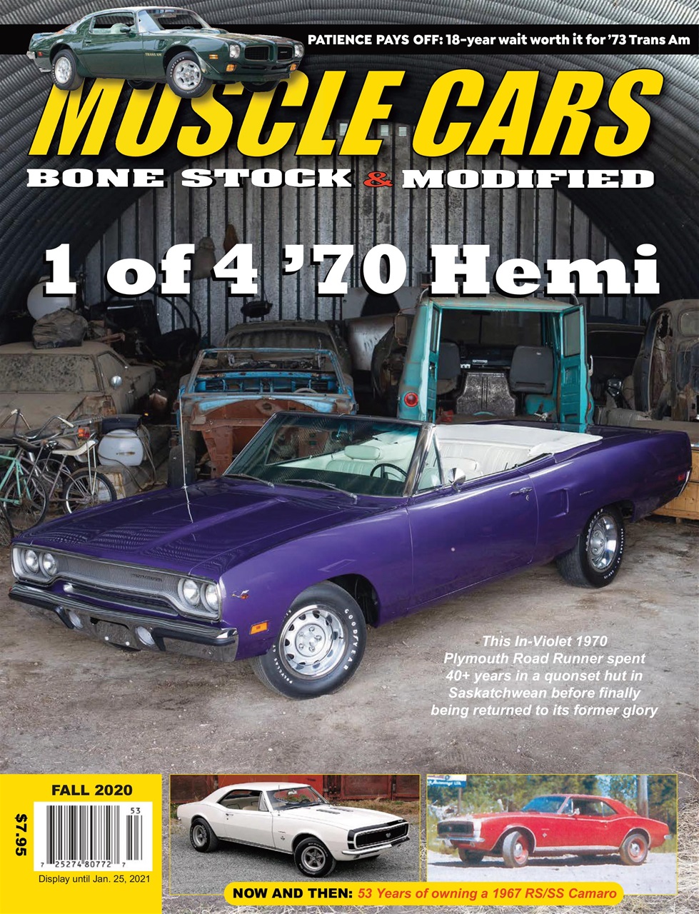Muscle Cars Magazine - Muscle Cars Fall 2020 Subscriptions | Pocketmags