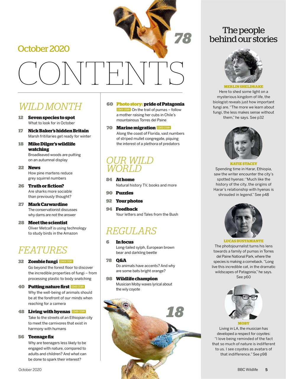 BBC Wildlife Magazine - October 2020 Subscriptions | Pocketmags