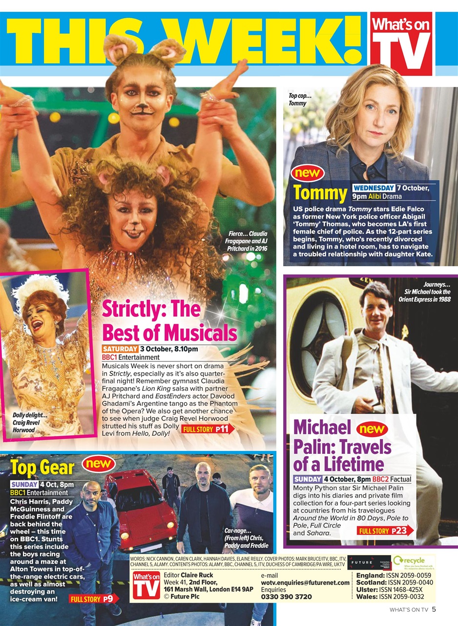 What's on TV Magazine - 03-Oct-2020 Back Issue