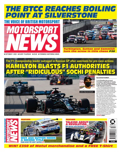Motorsport News Magazine - 1st October 2020 Back Issue