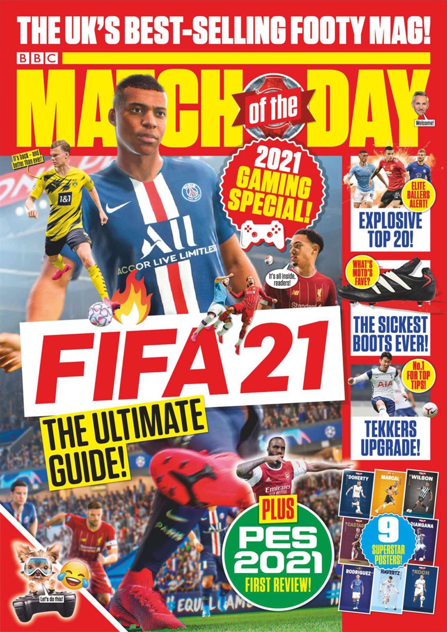 Match of the Day Magazine - Issue 612 Back Issue