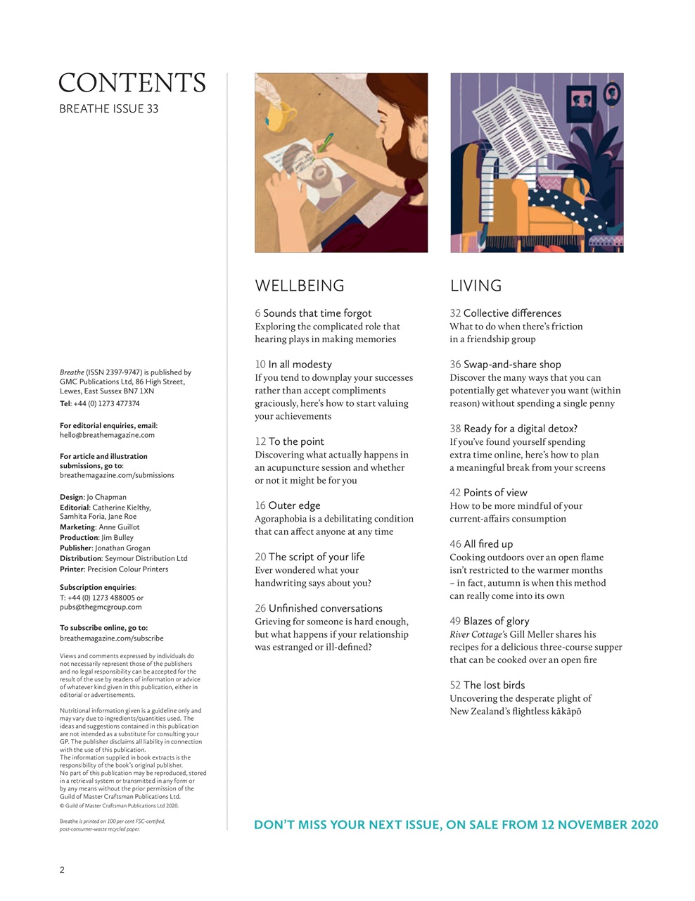 Breathe Magazine - ISSUE 033 Back Issue