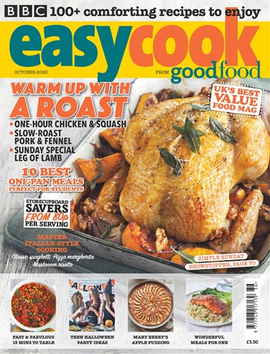 BBC Easy Cook Magazine - October 2020 Back Issue