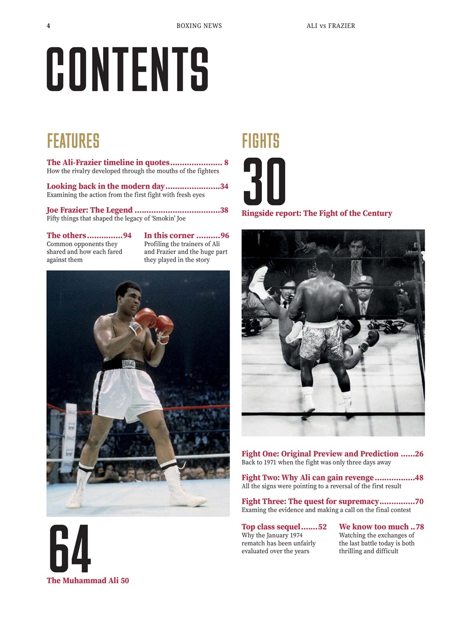 Boxing News Presents Magazine - Issue 1 Back Issue