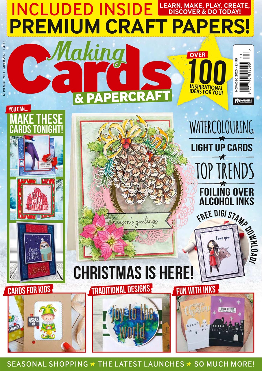 Making Cards & Papercraft Magazine - November/December 2020 Back Issue