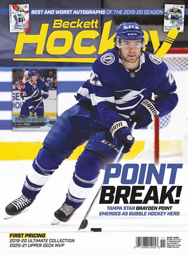 Beckett Hockey Magazine - Nov 2020 Back Issue