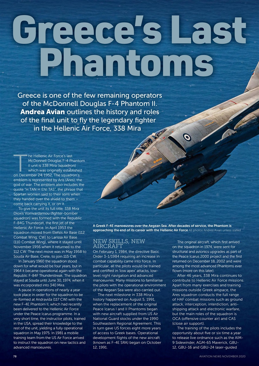 Aviation News Magazine - November 2020 Subscriptions | Pocketmags