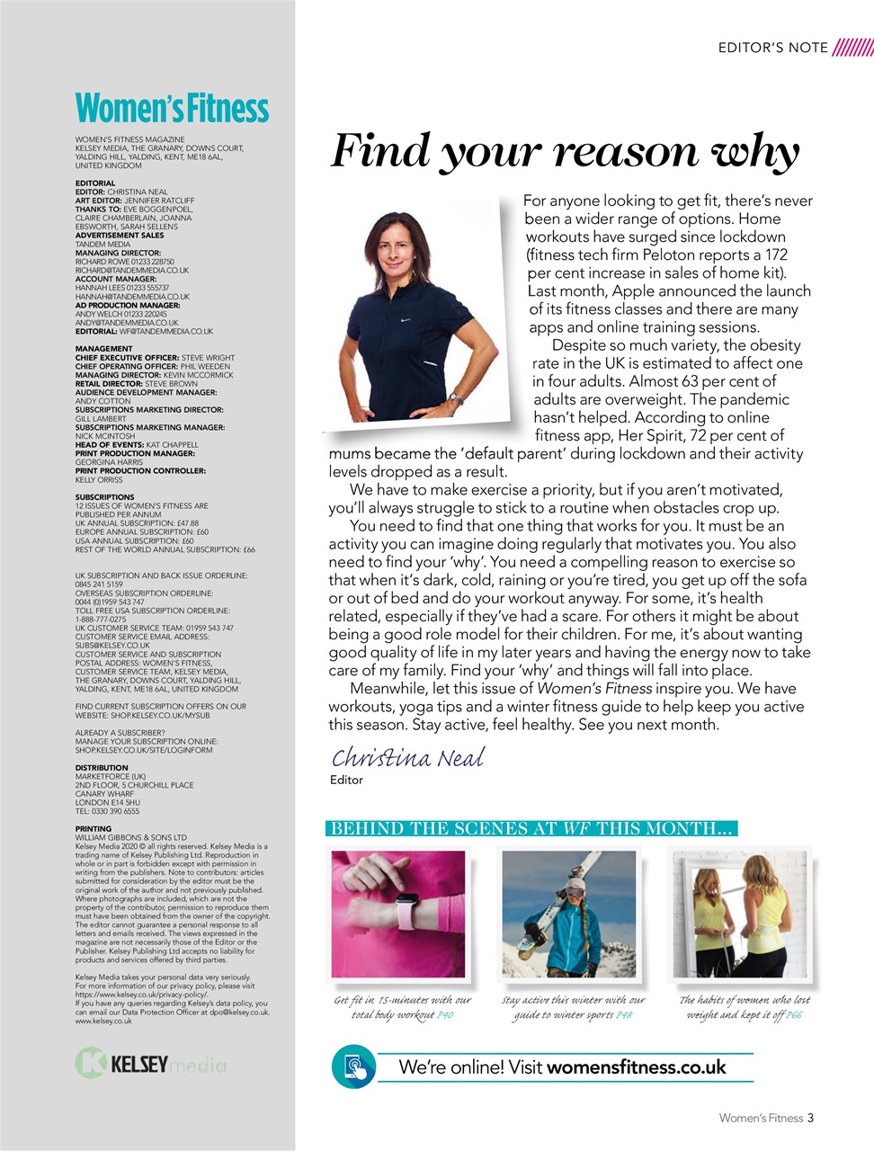 Women’s Fitness Magazine - Issue 11 Back Issue