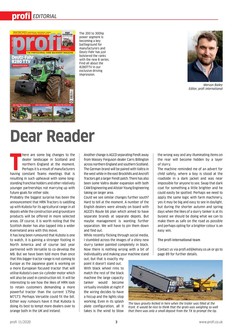 Profi International Magazine - November 2020 Back Issue