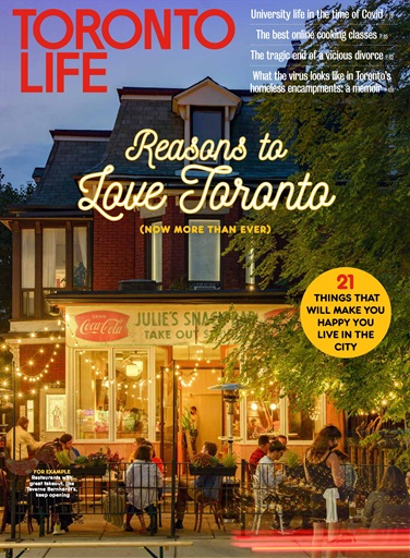 Toronto Life Magazine - November 2020 Back Issue