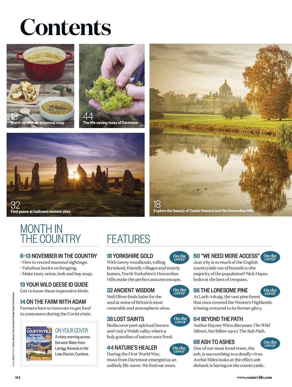 BBC Countryfile Magazine - November 2020 Subscriptions | Pocketmags