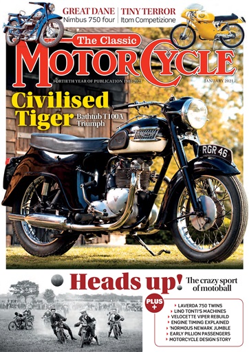 The Classic MotorCycle Magazine - 48-1 - January 2021 Back Issue