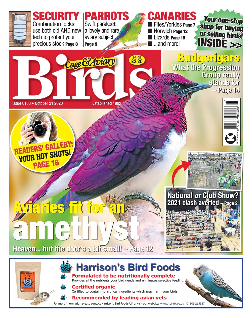 Cage & Aviary Birds Magazine - 21-10-2020 Subscriptions | Pocketmags