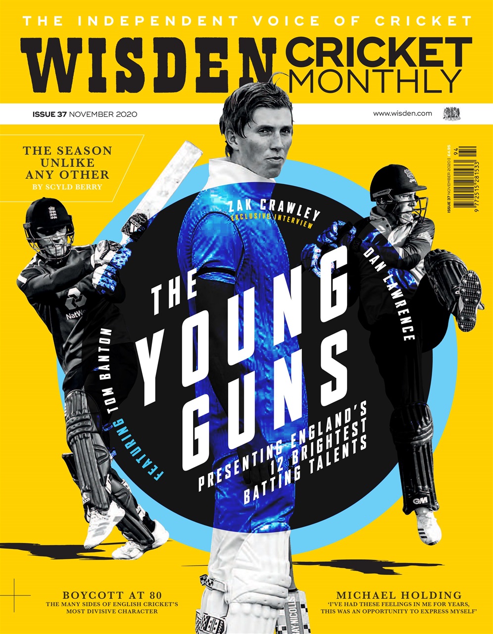Wisden Cricket Monthly Magazine - November 2020 Back Issue