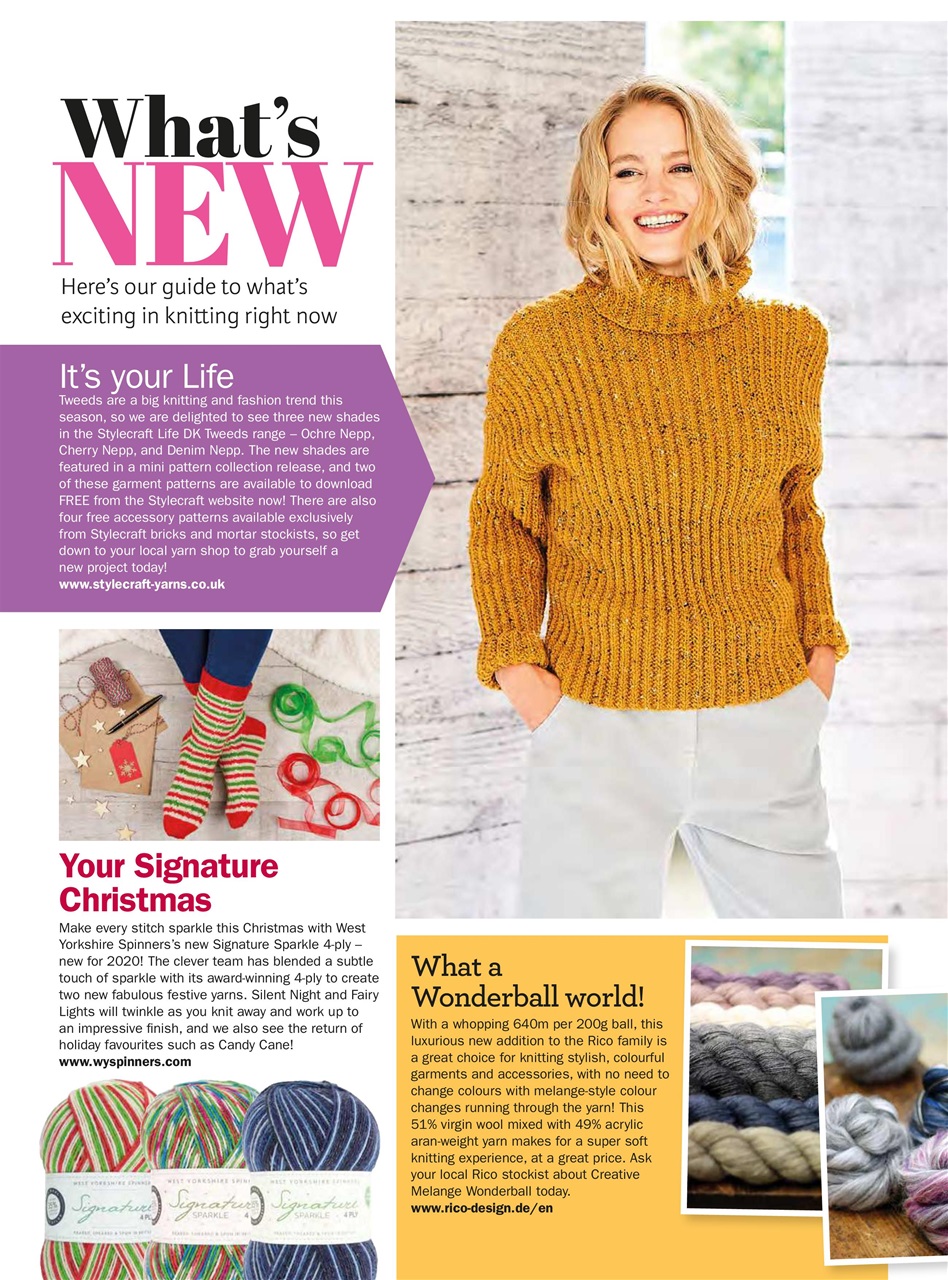 Knit Now Magazine - Knit Now 121 Back Issue