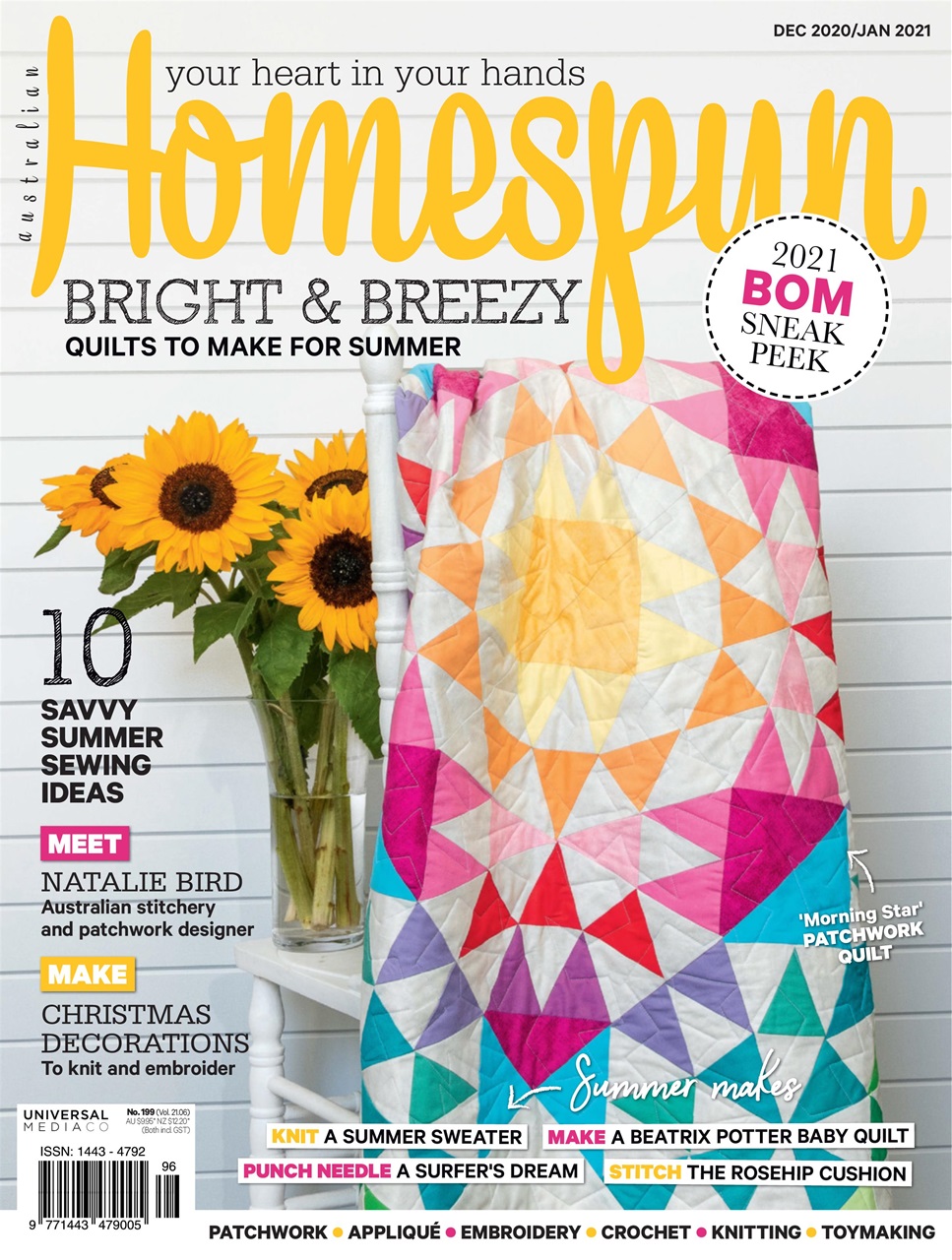 Homespun Magazine - issue 21.6 Back Issue