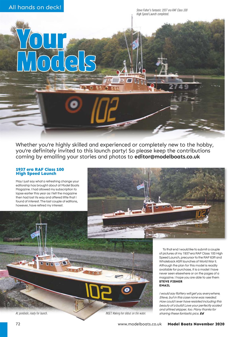 Model Boats Magazine - Nov-20 Subscriptions | Pocketmags