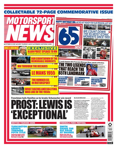 Motorsport News Magazine - 29th October 2020 Back Issue