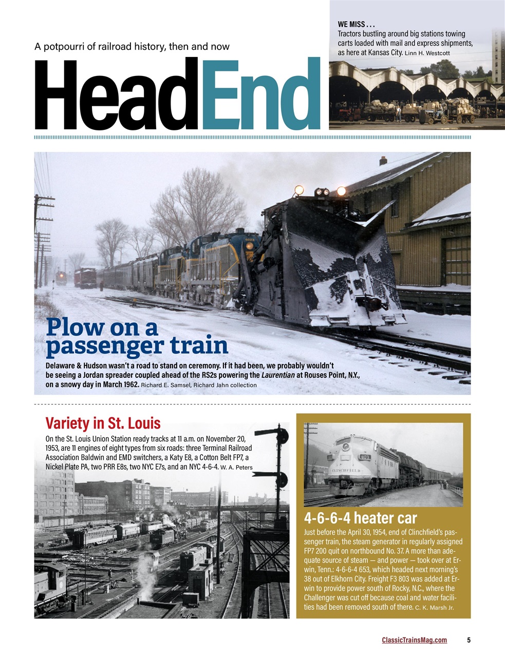 Classic Trains Magazine - December 2020 Subscriptions | Pocketmags