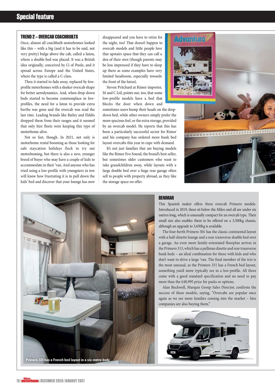 What Motorhome magazine - December/January 2020 - The Trends of 2021 ...