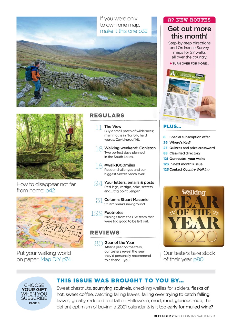 Country Walking Magazine - December 2020 Subscriptions | Pocketmags