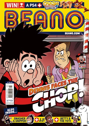 Beano Magazine - 07/11/2020 Back Issue
