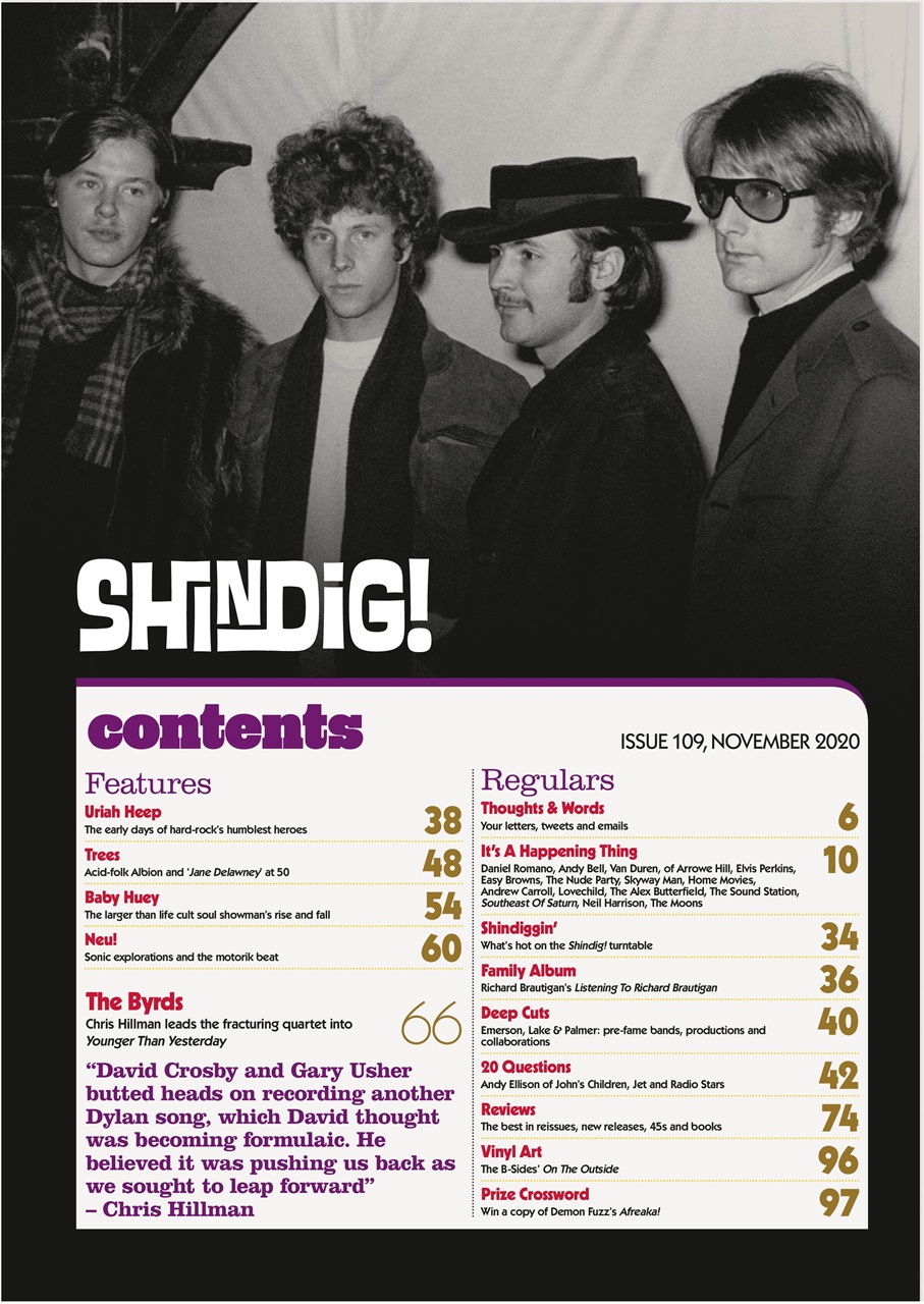 Shindig! Magazine - Issue 109 Back Issue